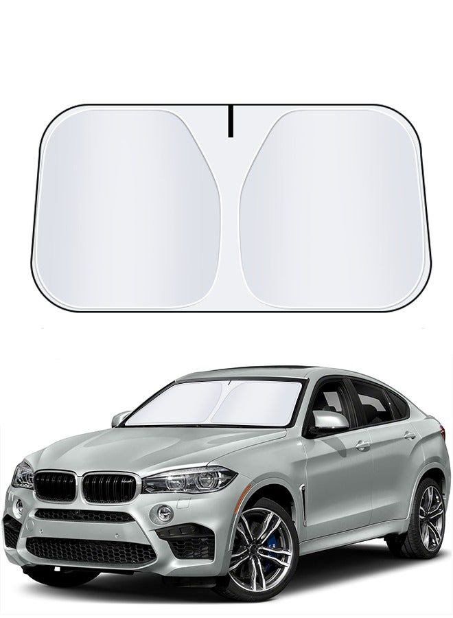 XiuWoo Car Windshield Sunshade | Upgraded Overlapping UV Reflective ...