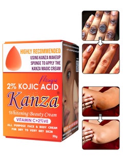 Kanza Magic Whitening Cream with Dark Spot Skin Lightening Knuckle ...