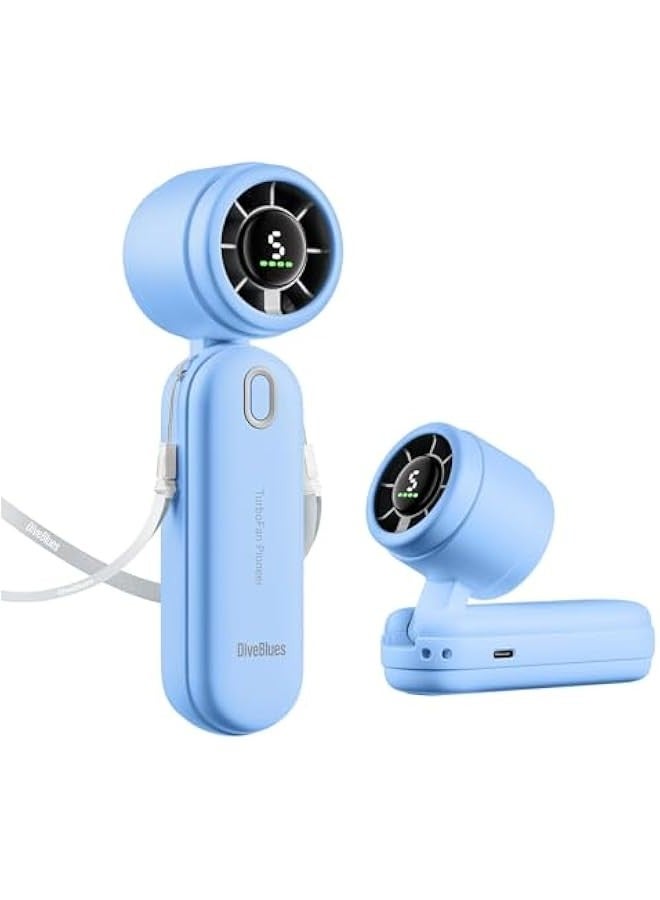 Generic iTurbo Handheld Turbo Fan, Mini Foldable Portable Hand Fans ...