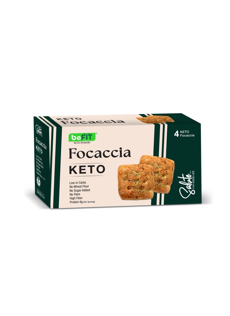 Buy BeFit Keto Salute Low Carbs Focaccia Online | 15 Minutes Instant ...