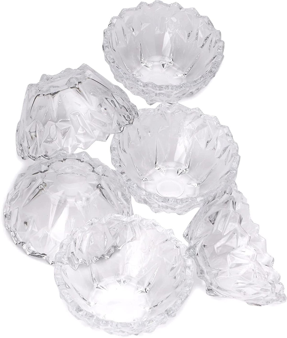 AARC AARC Glass Multipurpose Serving Glass Bowl with Molding Self ...
