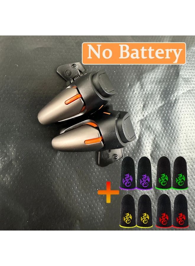 Generic 4 Pair Mobile Game Controller Trigger No Battery Physics Double ...