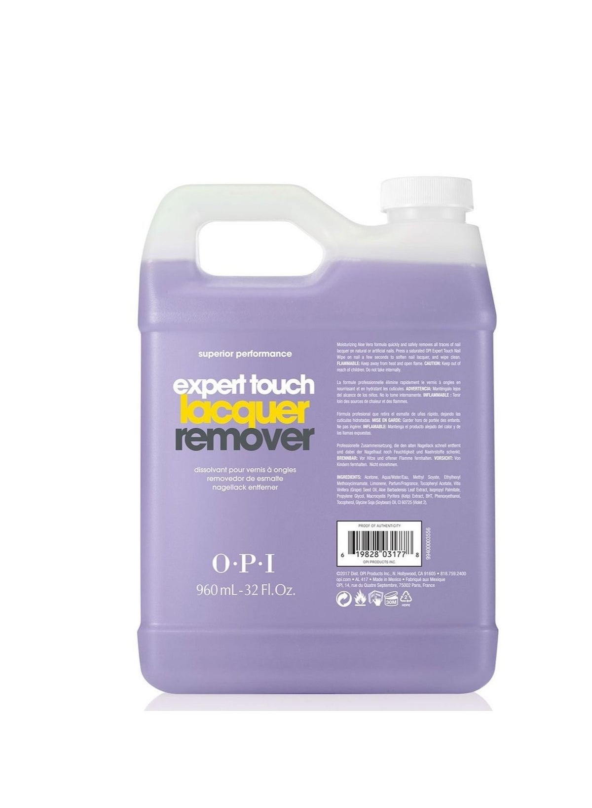 OPI Expert Touch Lacquer Remover 960ml | Best Price UAE | Dubai, Abu Dhabi