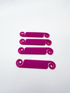 Generic Color-Coded Cable Tags Wire Identification Organizers Rose red ...