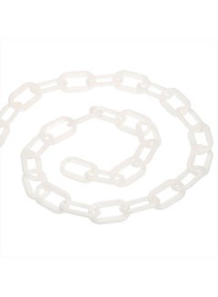PATIKIL 33ft Plastic Barrier Chain, Safety Barrier Chain Plastic Chain ...