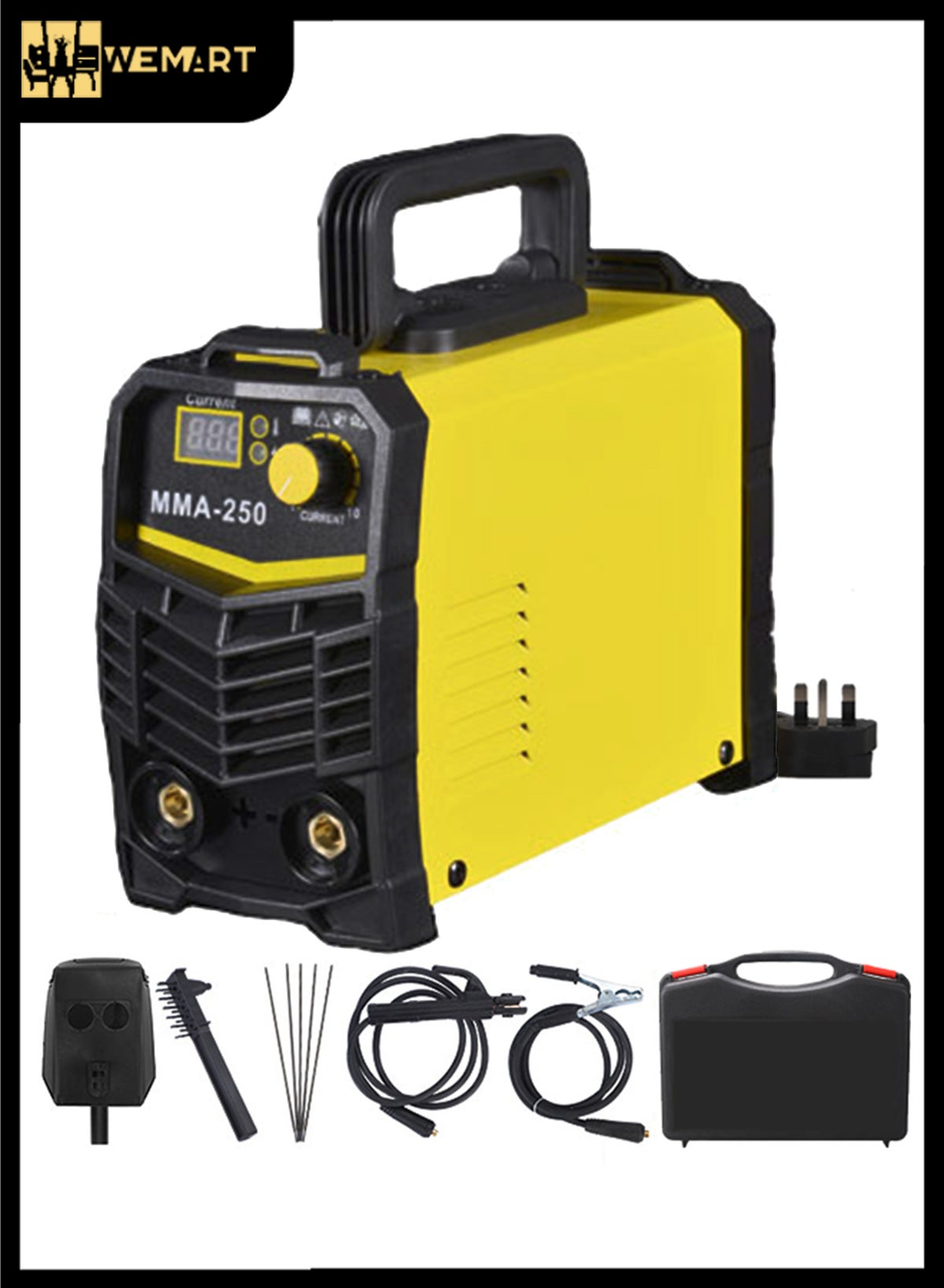 WEMART 250A 220V Welder,MMA Welding Machine with Synergic Control,IGBT ...