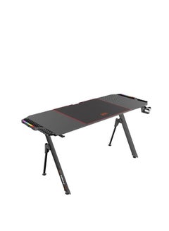 porodo Porodo Gaming Desk with RGB Lighting – Black UAE | Dubai, Abu Dhabi