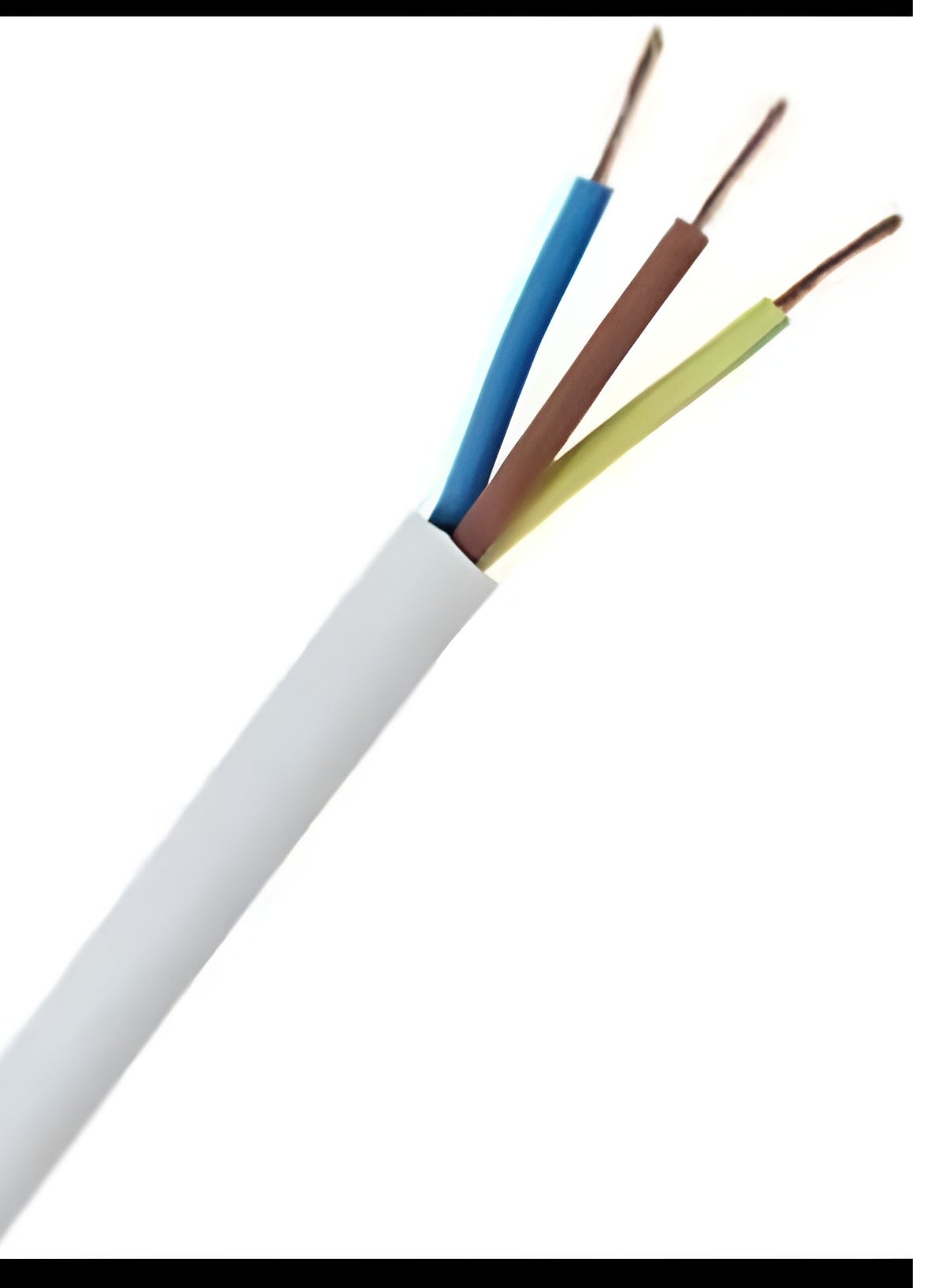 Generic Electrical PVC Flexible Wire Power Cord 3 Core Extension Wire ...
