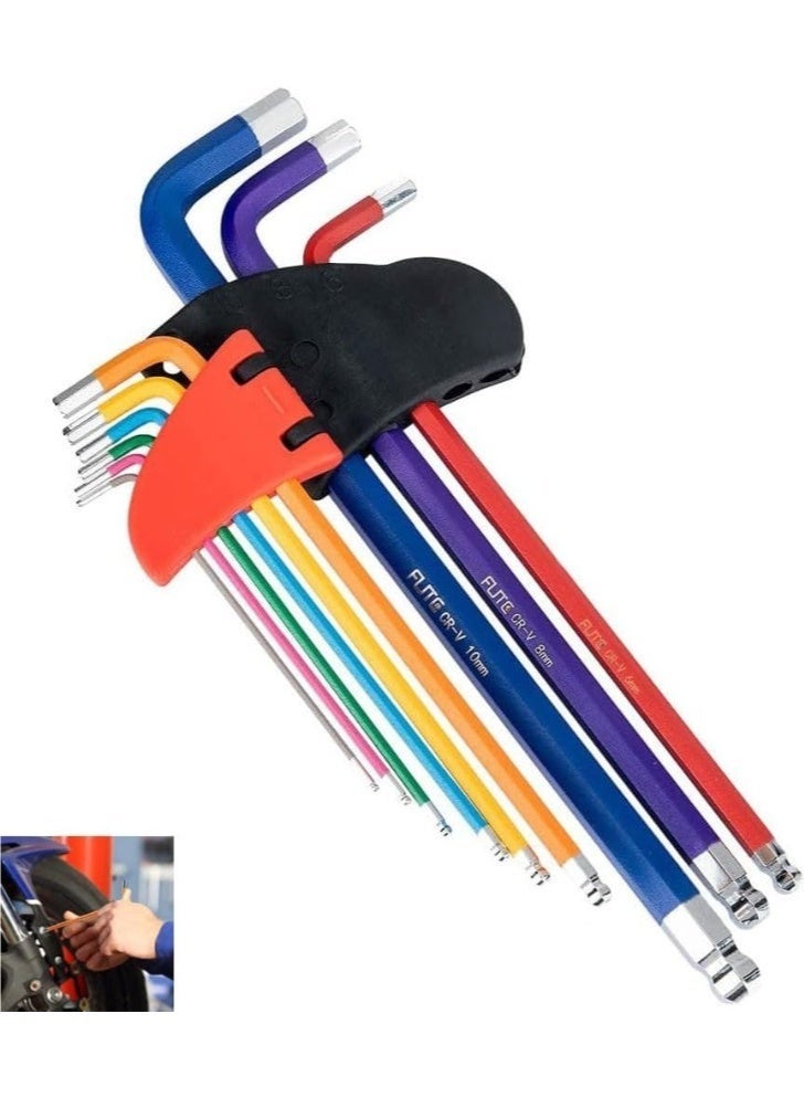 Arabest Hex Key Set, Allen Key Set Metric Long Arm Hexagon Wrench Tools ...