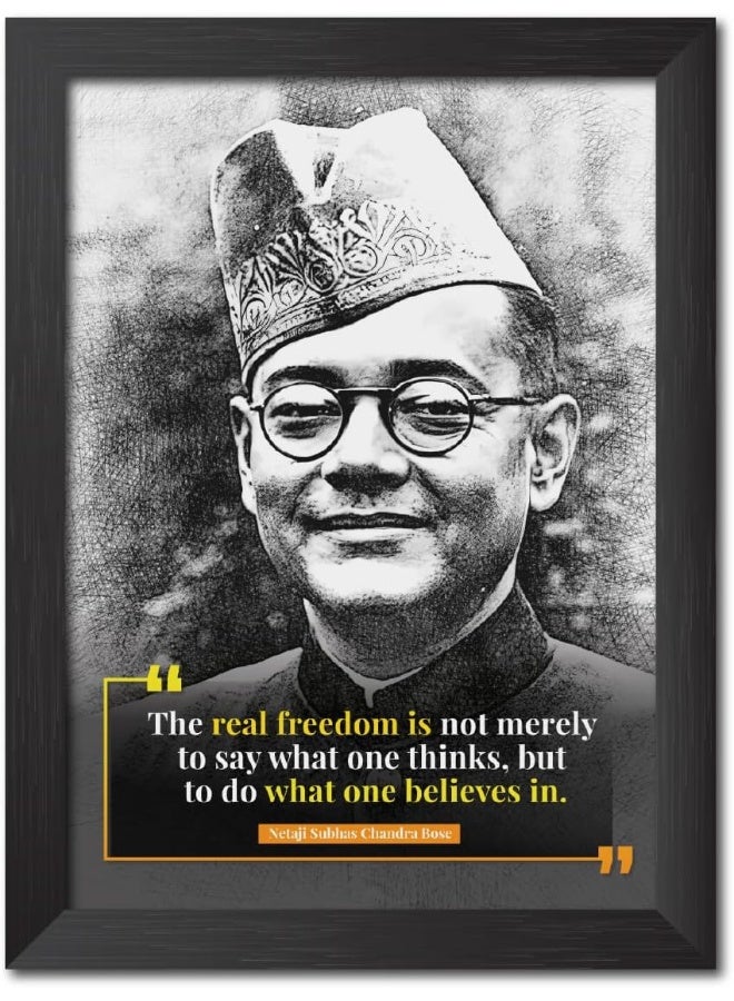 TenorArts TenorArts Netaji Subhas Chandra Bose Photo Frame Motivational ...