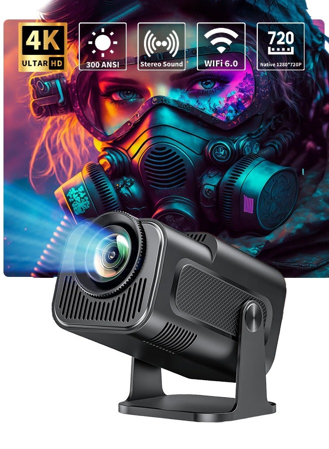 Digisand Mini Projector, Android 11 300 ANSI Dual WIFI6 BT5.0 Allwinner ...