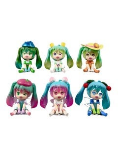 Generic Hatsune Miku 6 Styles Figure - Birthday Cake Baking Model Q ...