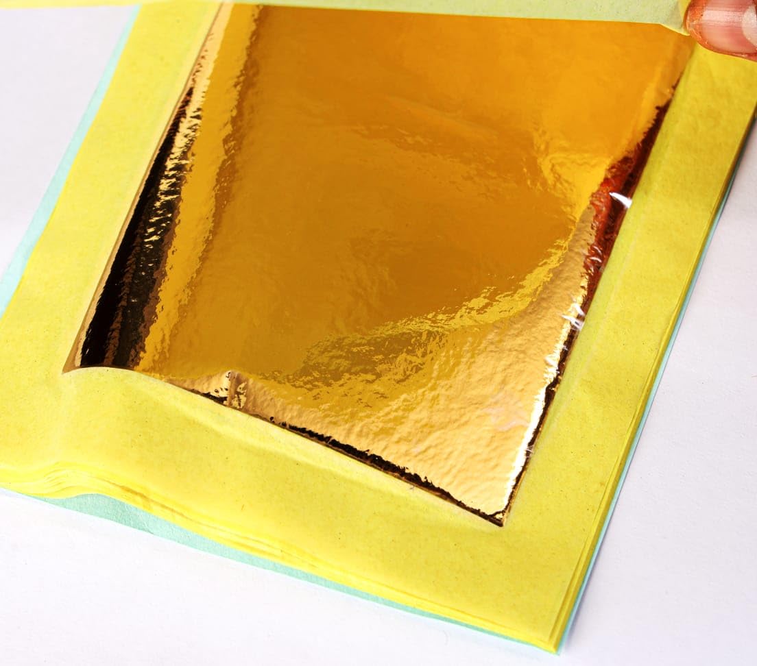 FGLC FGLC Tanjore Gold Foil 25 Sheets Booklets for Kundan Work Tanjore ...
