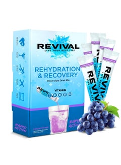 REVIVAL Revival Rapid Rehydration, Electrolytes Powder - High Strength ...
