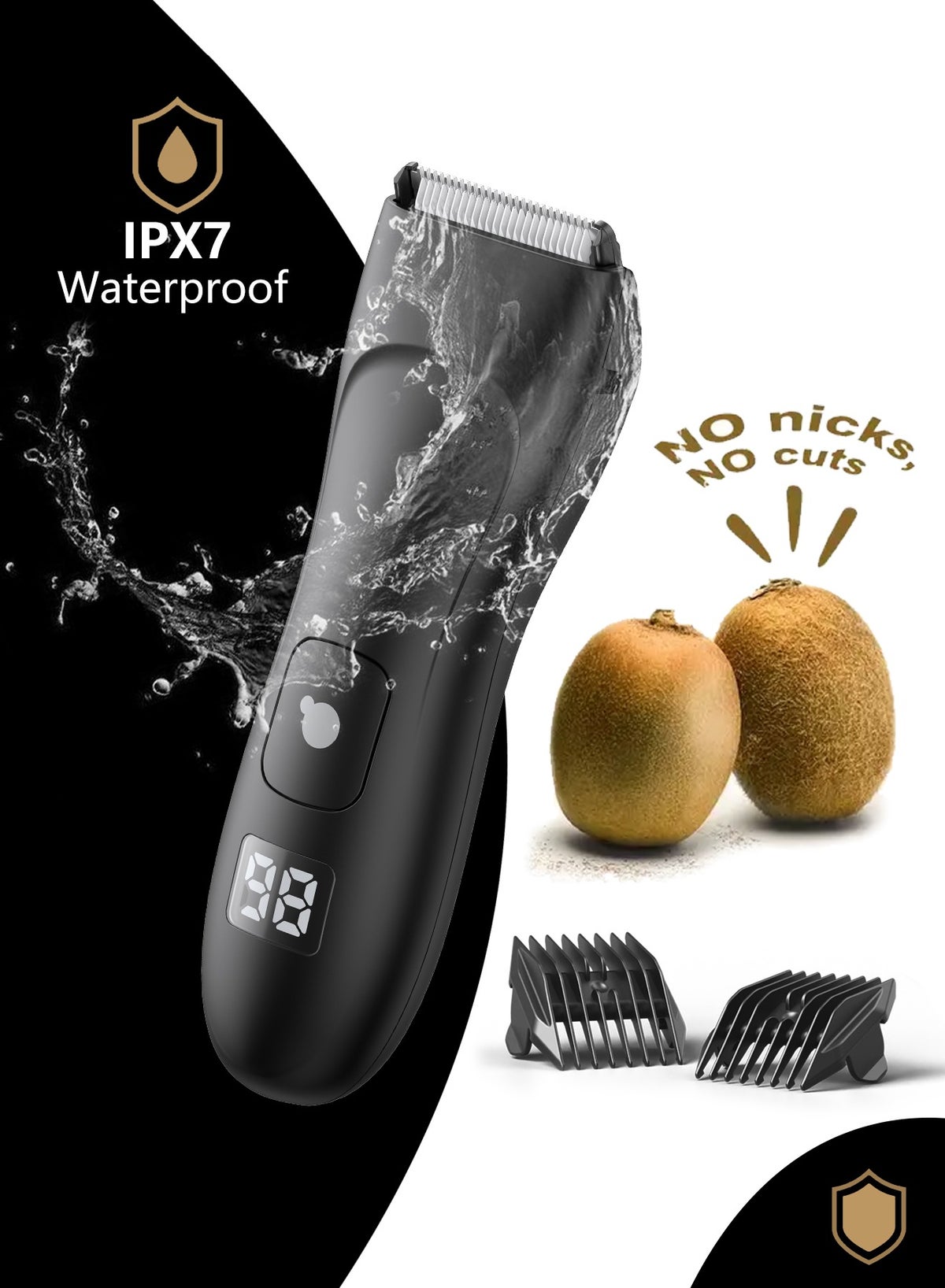 DOSCHER Body Trimmer for Men,Groin and Body Grooming,Electric Ball ...