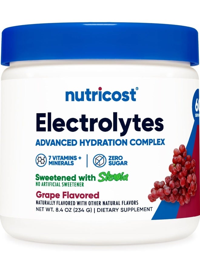 Nutricost Nutricost Electrolyte Complex Powder (60 Servings, Grape ...