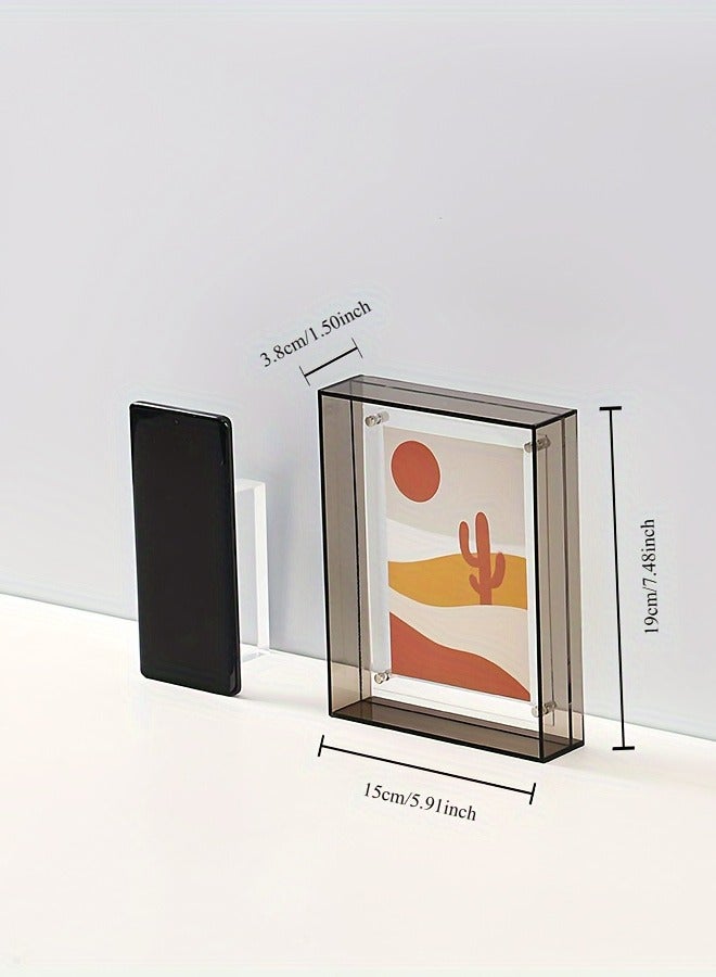 JiFENG 1pc Classic Vertical Acrylic Photo Frame Set - Stunning Tabletop ...