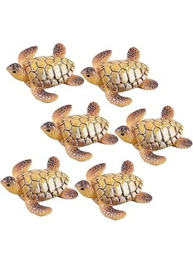 Generic 6Pcs Miniature Turtle Figurines For DIY Garden Landscape ...