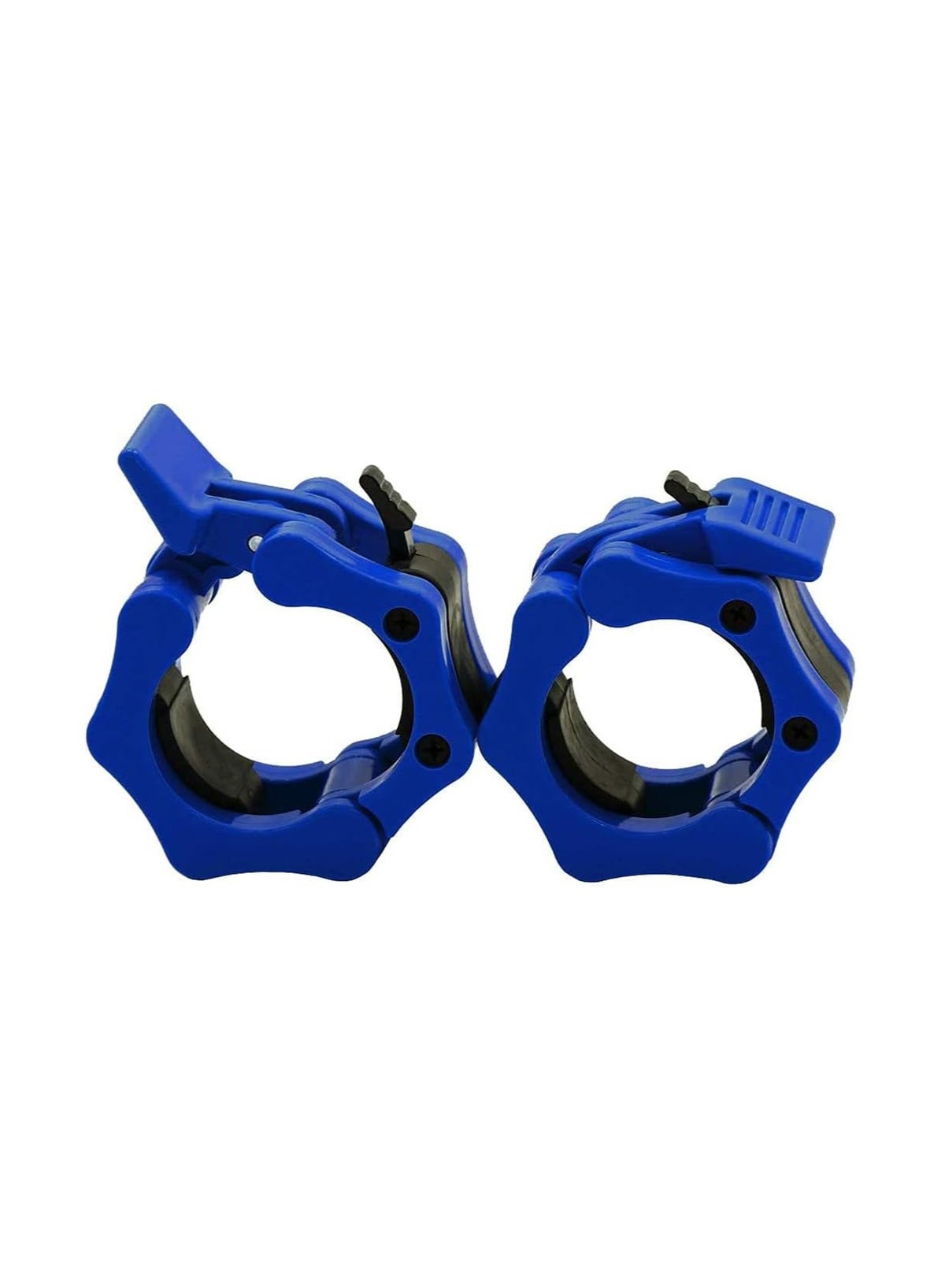Generic Olympic Barbell Clamps Pair of 5cm Solid ABS Quick Release ...