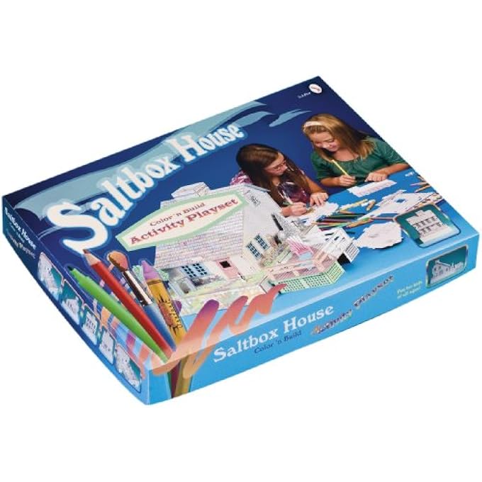 Generic SALTBOX HOUSE: COLOR 'N BUILD ACTIVITY PLAYSET | Best Price UAE ...