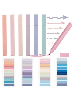 Homeosoobone 6 Pack Highlighters 40 Colors 800 Sheets Adhesive Index ...