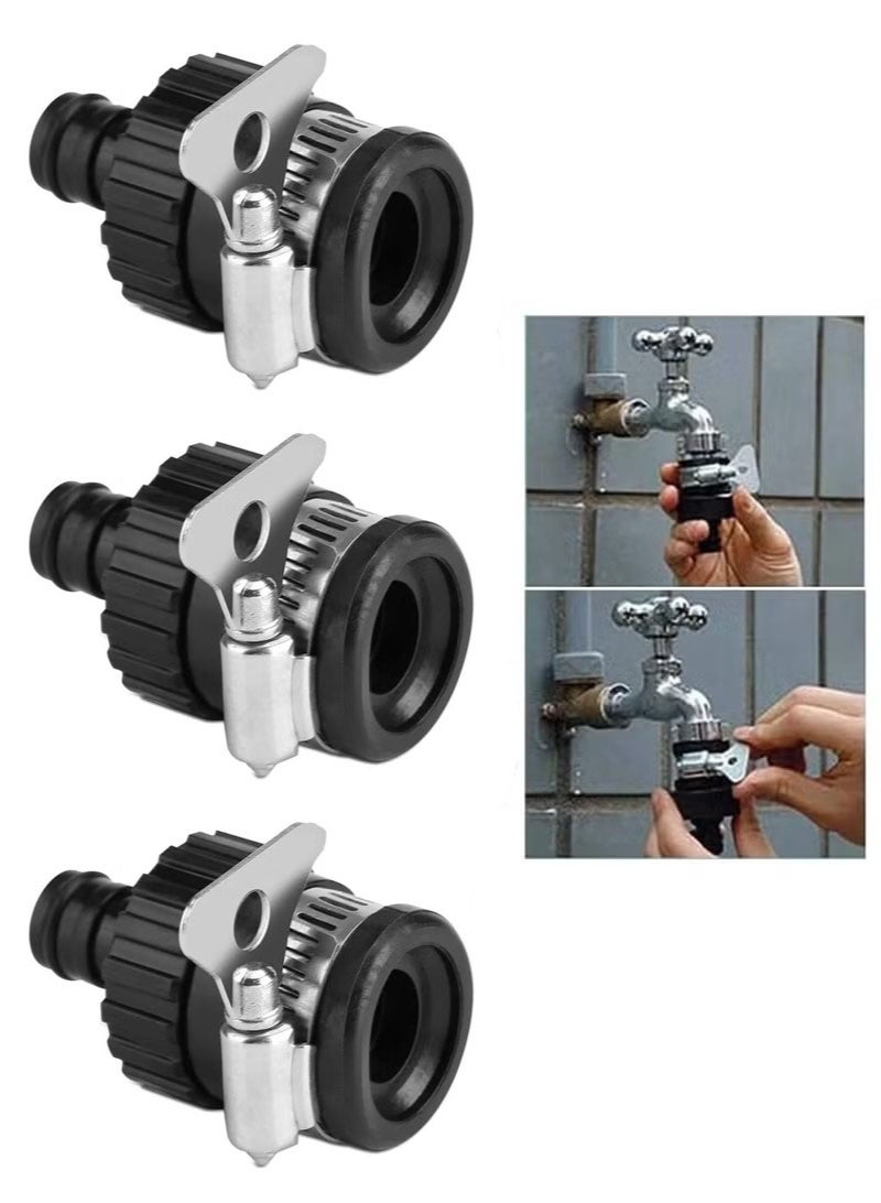Generic 3 Pack Universal Tap Connector Adapter Hose Pipe Fitting for ...