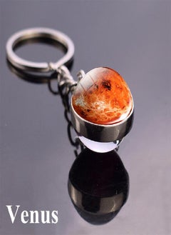 Eckek Solar System Planet Keyring Galaxy Nebula Space Keychain Moon ...