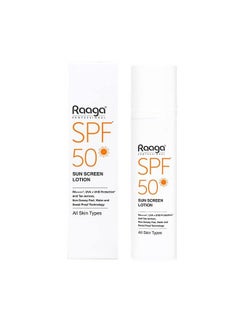 RAAGA PROFESSIONAL Sunscreen Spf 50 Pa++++ 55 Ml Protection Against Uva ...