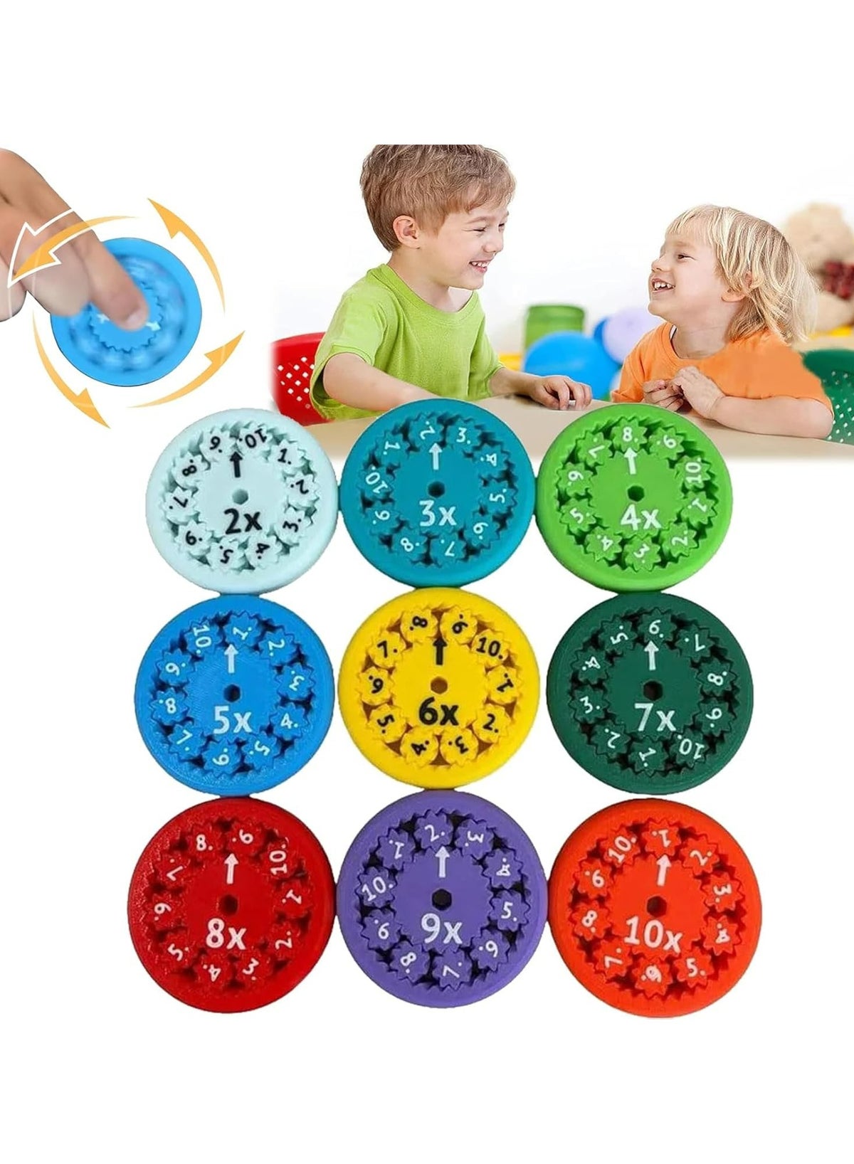 CMGTYYD CMGTYYD Math Fingertip tables, Fidget Learning Games, Math ...