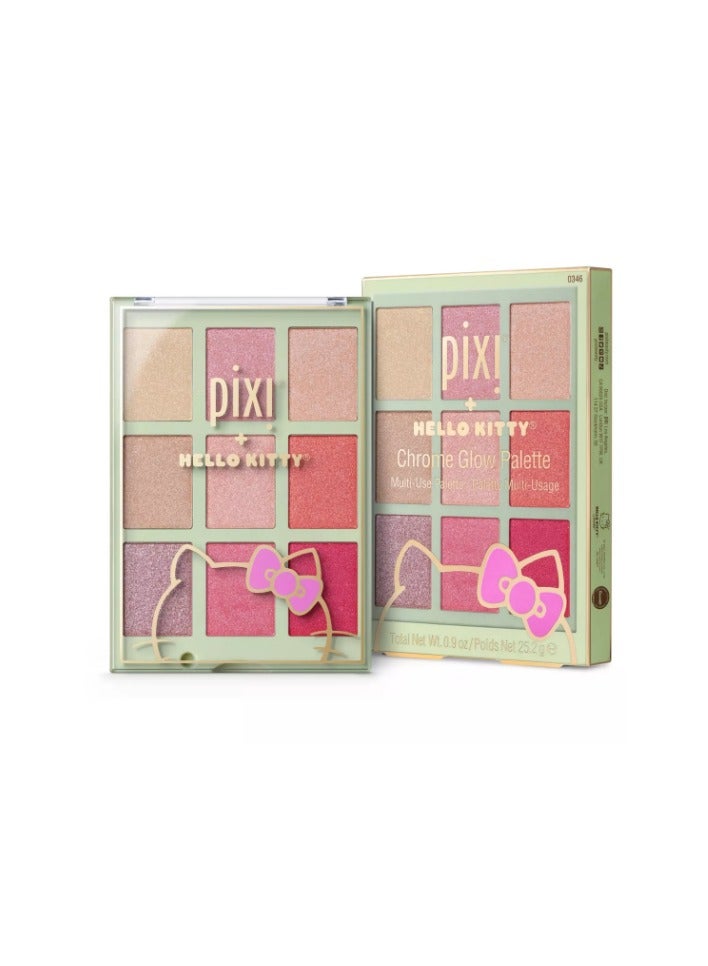 pixi Pixi Hello Kitty Highlighter & Blush Chrome Glow Palette | Best ...
