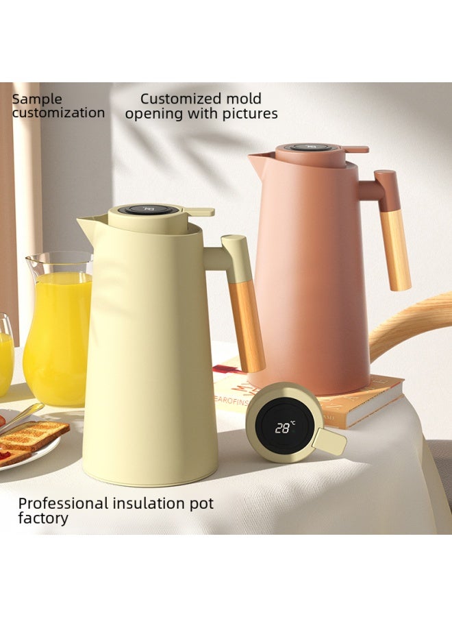 Generic Intelligent Temperature Display Thermal Vacuum Coffee Pot Home ...