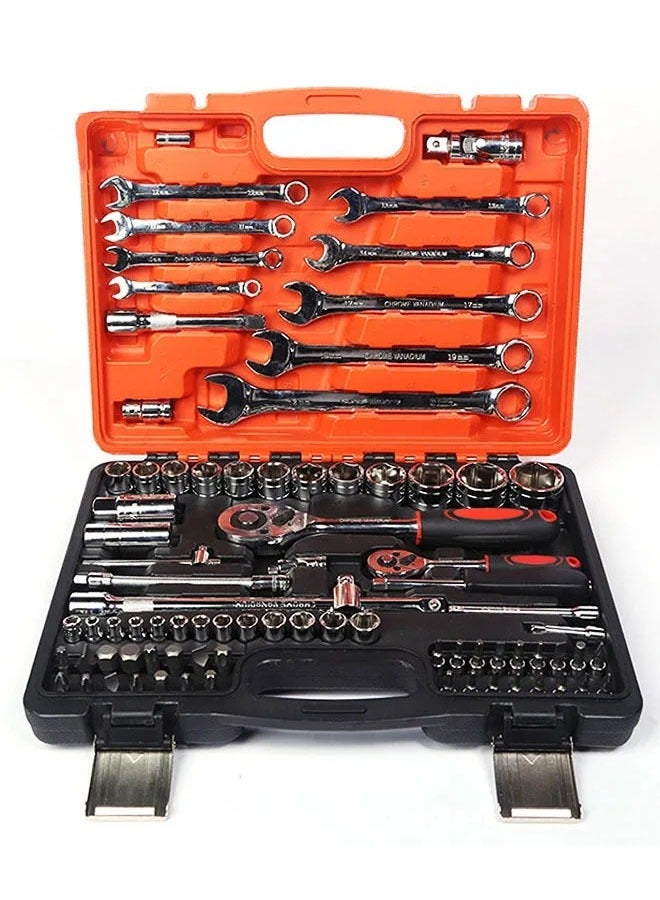 KLNAMAEAAN Household Tool Kits 82 Pcs Home Repair Maintaining DIY Hand ...