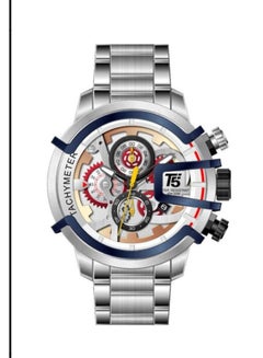 T5 T5 Quartz Men`s Stainless Steel Strap Military Style Chronograph ...