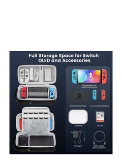 INFOSUN INFOSUN for Nintendo Switch OLED Carrying Case, Switch OLED ...