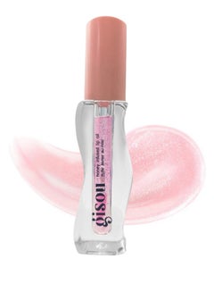 Gisou Pink Shimmer Glow Honey Infused Lip Oil - Hydrating, Nourishing ...