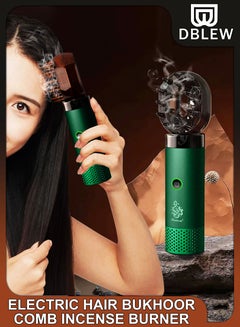 DBLEW 2 In 1 Hair Comb Luxury Aroma Diffuser Electric Arabic Madkhan ...