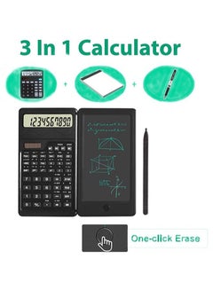 Zeemey Scientific Calculators with Erasable Writing Tablet,Solar and ...