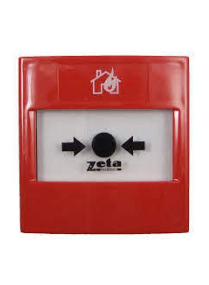 ZETA conventional fire alarm manual call point, break glass zeta | Best ...
