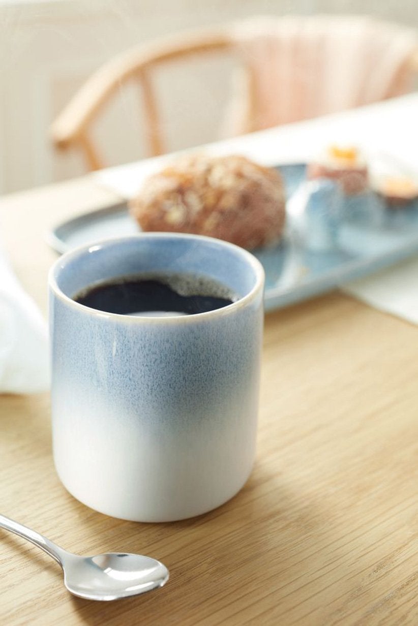 Tchibo Coffee Mug 300 ml, White and Blue | Best Price UAE | Dubai, Abu ...
