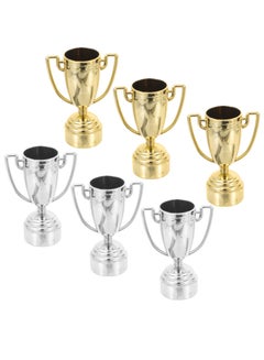 Excefore Small Trophy Soccer Toys, 6 Pcs Winner Trophies Kids Trophies ...