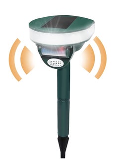 syosi Solar Animal Repeller Outdoor Ultrasonic Ourtdoor Repels Deer ...