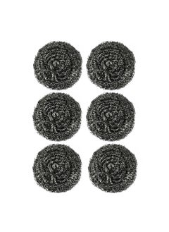 Royalford Royalbright Pack of 6 Heavy Duty Stainless Steel Scourer ...