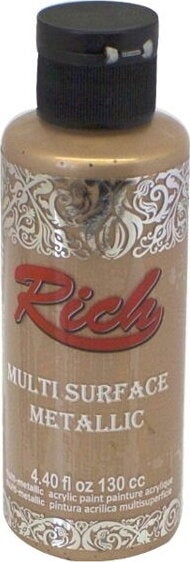 Rich Multi Surface Metallic Acrylic Paint for Every Surface 130 Cc ...