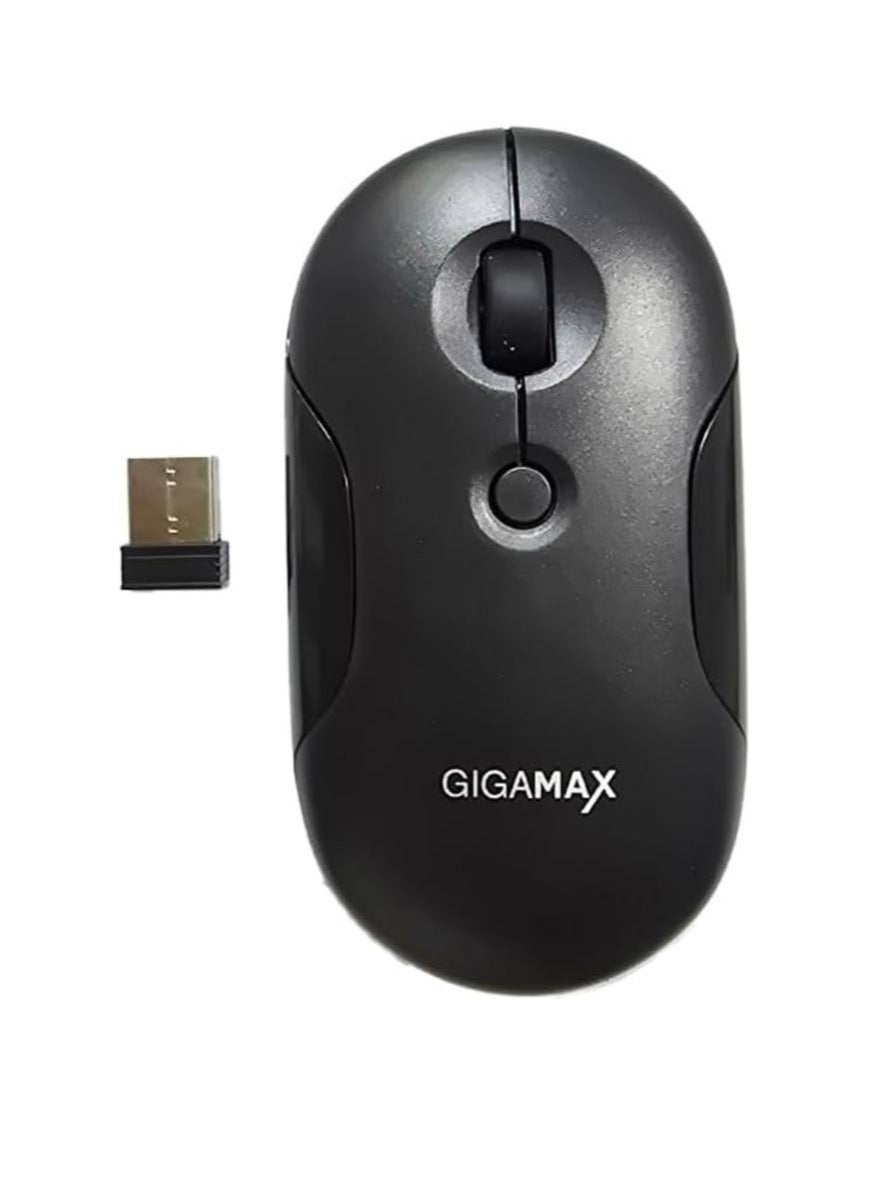 Gigamax dual Model LED Wireless and Bluetooth Mouse,Rechargeable Silent ...