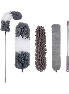 Arabest Microfiber Dust Collector Kit, 4 Pieces Retractable Ceiling Fan ...