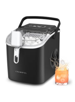 Crownful CROWNFUL Ice Maker Countertop with Handle, Self-Cleaning Ice ...