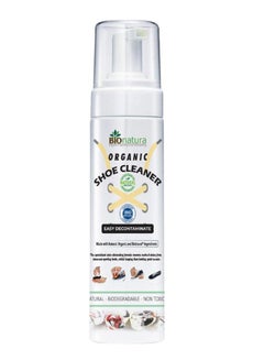 BioNatura Organic Shoe Cleaner -250 ml ; Natural, Biodegradable, Non ...