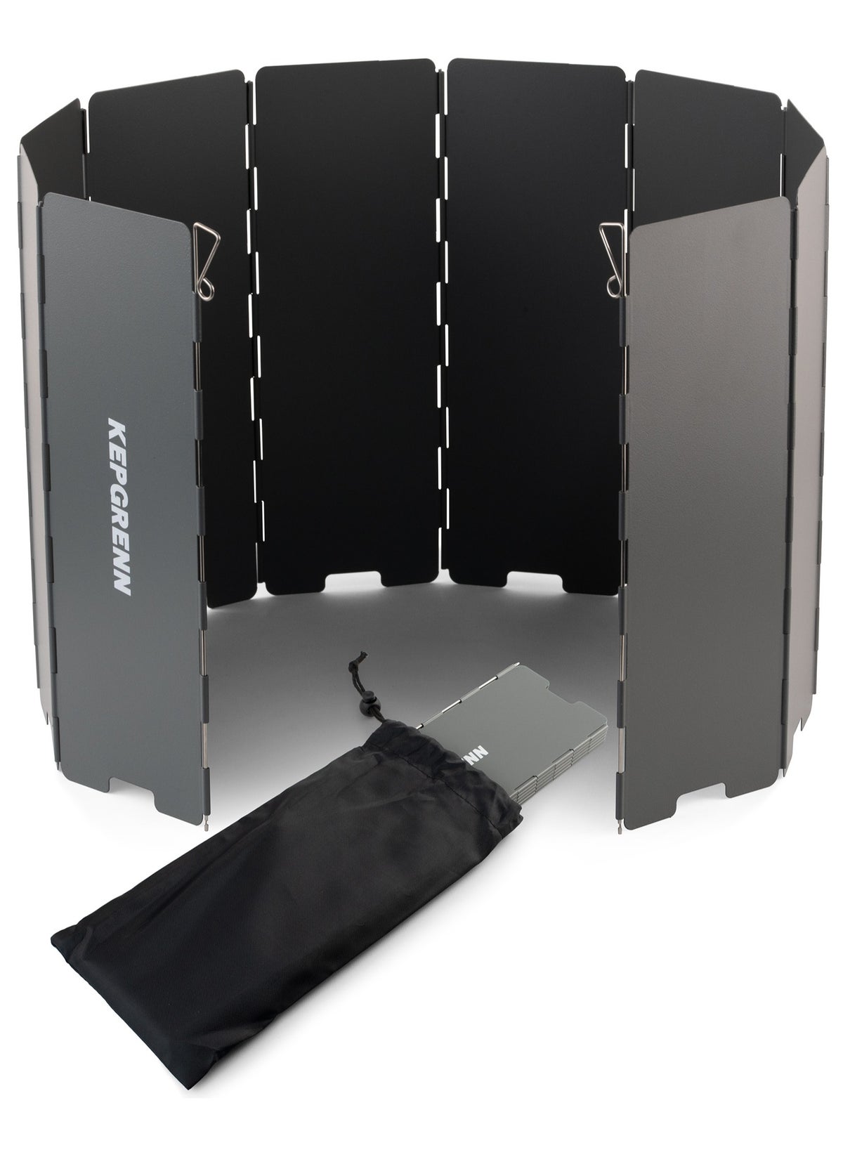 Generic Portable Gas Stove Windscreen Foldable Camping Stove Windshield ...