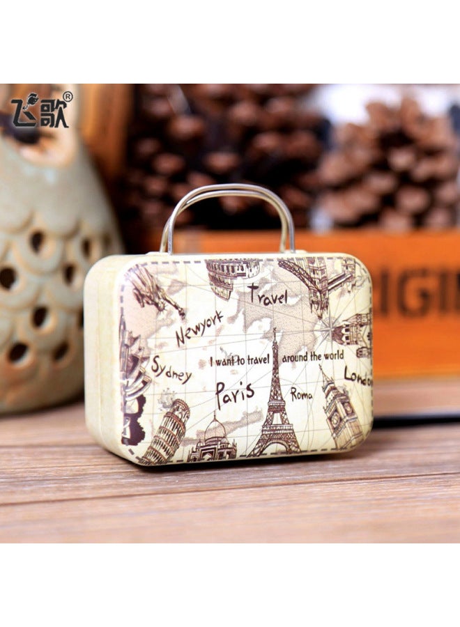 Generic Flying Song Super Cute Metal Suitcase Music Box Mini Wind-up ...