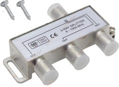 Koodmax 1 Input 3 Output Cable TV Satellite Antenna Multiplexer 3-Piece ...